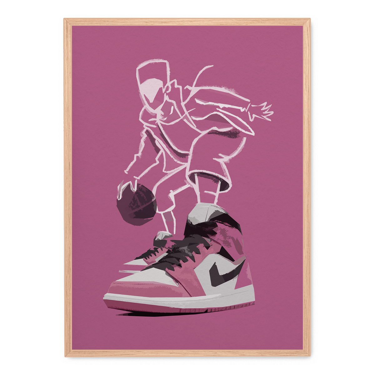 Nike Air Jordan Berry Plakat | Postera.dk