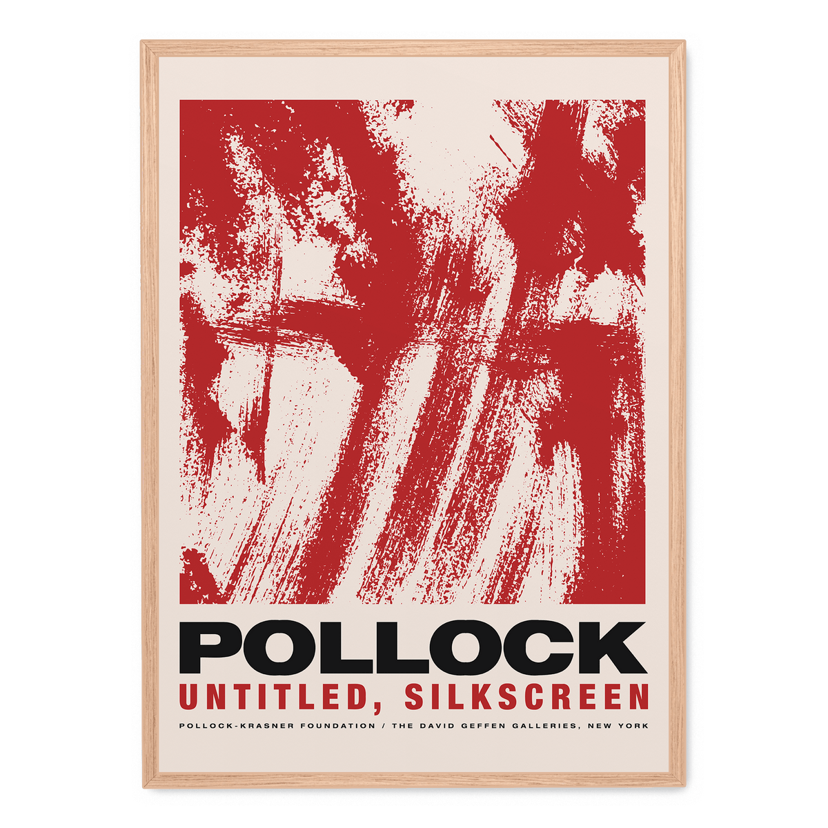 Untitled Silkscreen Red Plakat | Postera.dk
