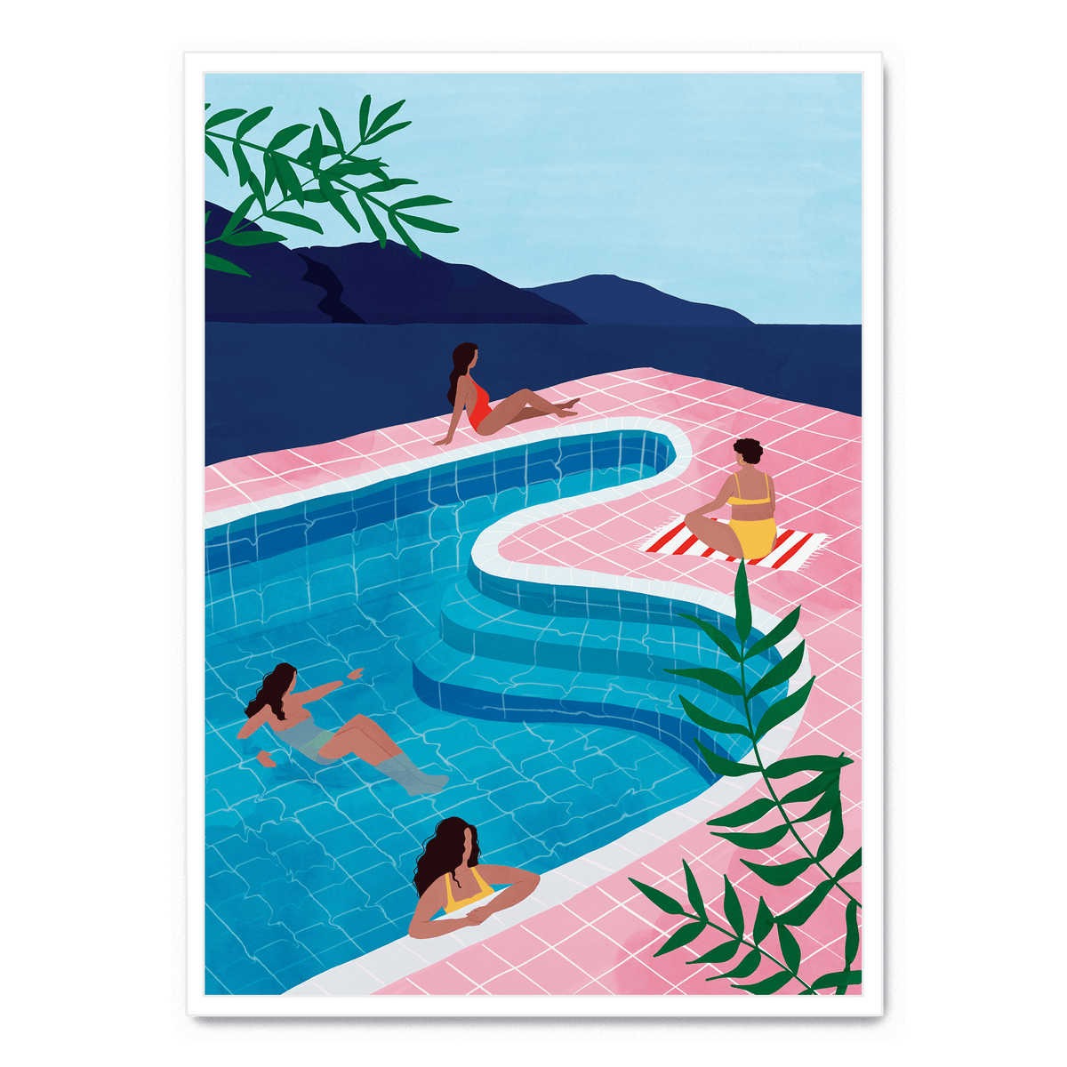 Pool Ladies Plakat | Postera.dk